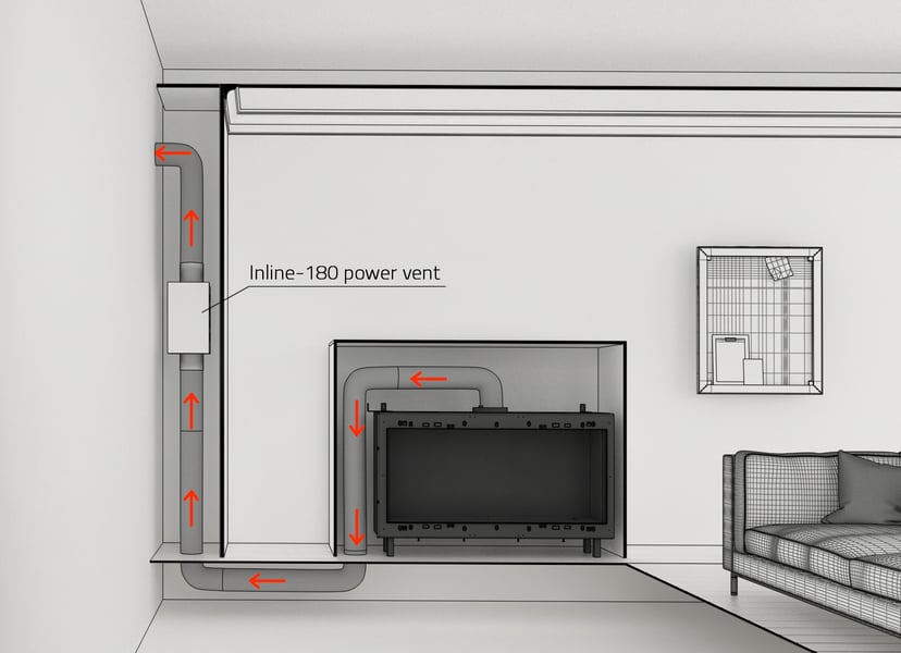 Ortal Power Vent System | Ortal Heat Luxury Fireplaces